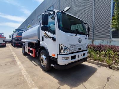 China FAW 4*2 8CBM Fuel Truck with Metering System Oil Tanker Truck Hot Selling in Kazakhstan Fuel Bowser Truck for sale