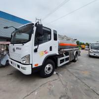 China FAW Factory Price 5CBM Mobile Fuel Truck New Manual 4x2 Drive Wheel for Petrol Gasoline & Diesel Refueling for Oil Storage for sale