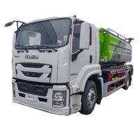 China ISUZU 4x2 Driver 10000L Sewage Suction Truck with Vacuum Pump for Sucking Waste Water Vacuum Sewer Tanker Suction Truck for sale
