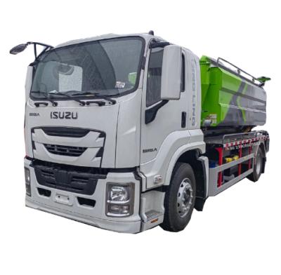 China ISUZU 4x2 Driver 10000L Sewage Suction Truck with Vacuum Pump for Sucking Waste Water Vacuum Sewer Tanker Suction Truck for sale