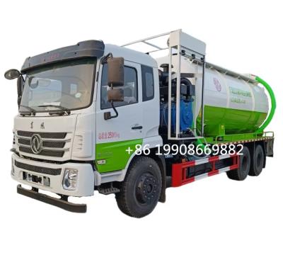 China Dongfeng 6x4 Driver 20000L Sewage Suction Truck for sale