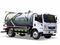 China Dongfeng 4x2 Driver 10000L Sewage Suction Truck with Vacuum Pump for Sucking Waste Water Vacuum Sewer Tanker Suction Truck for sale