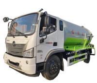 China Foton 4x2 Driver 10000L Sewage Suction Truck with Vacuum Pump for Sucking Waste Water Vacuum Sewer Tanker Suction Truck for sale