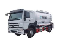 China HOWO 4x2 Driver 10000L Sewage Suction Truck with Vacuum Pump for Sucking Waste Water Vacuum Sewer Tanker Suction Truck for sale