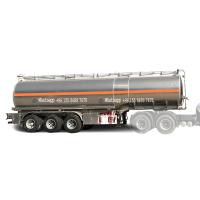 China Aluminum Alloy Oil Tanker Semi Trailer with 40000 liters 56000 liters 60000 liters Capacity for Petrol Transport for sale