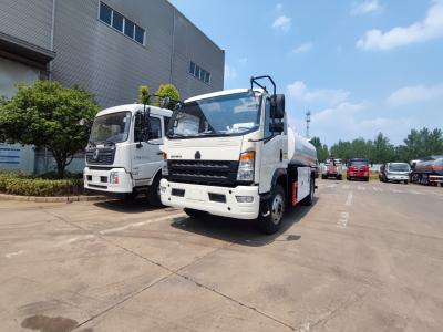 China HOWO 4x2 LHD Diesel Engine Fuel Tanker Truck New Carbon Steel Construction for Gasoline Diesel Ethanol Transport for sale