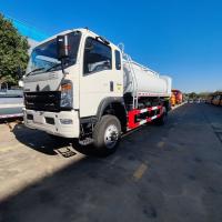 China HOWO 12CBM Mobile Fuel Truck New 4*4 Manual Transmission 4x2 Drive Wheel Oil Tank with Metering System for sale