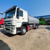 China HOWO Customizable 22CBM Fuel Tank Mobile Oil Bowser Truck 6*4 Stainless Steel Manual Transmission New Condition for sale