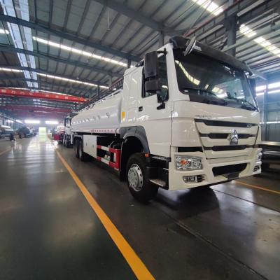China HOWO Heavy Fuel Tank Truck Fuel Delivery Truck 6x4 New 20000L Capacity Diesel Bowser Truck Oil Transportation Vehicle for sale