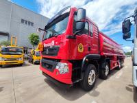China HOWO 8*4 Fuel Tank Truck Manual Transmission New Condition 30CBM Capacity for Crude Oil Petrol Gasoline Diesel Aviation Kerosene for sale