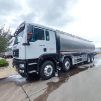 China HOWO Fuel Truck with Metering System 8*4 Fuel Tanker Truck Used 30CBM Oil Bowser Vehicle Custom Carbon Steel Fuel Tank for sale