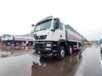 China HOWO 8x4 High Quality 25 CBM Oil Tanker Truck New Condition Manual Transmission Mobile Gas Station Fuel Tank Truck for sale