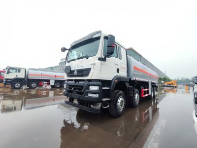 China HOWO 8x4 High Quality 25 CBM Oil Tanker Truck New Condition Manual Transmission Mobile Gas Station Fuel Tank Truck for sale