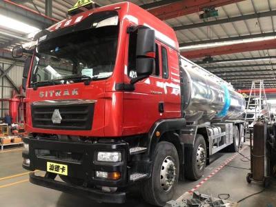 China HOWO 27CBM Manual Fuel Delivery Truck Customizable 9-Warehouse Steel Fuel Bowser Brand New Mobile Diesel Vehicle 6x4 for sale