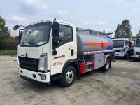 China Hot Sale Howo 6000 Litres 4*2 Mini Fuel Bowser Truck High Quality Oil Tanker Truck Tanker Trucks for sale