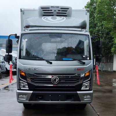 China new refrigerated freezer truck diesel powered freezer truck DONGFENG new manual diesel freezer truck for sale