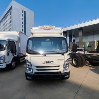 China JMC 4x2 New Manual Diesel Refrigerator & Freezer Truck with -18-20C Temperature Range for Sale for sale