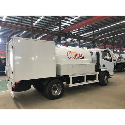 China 5000 liters Mobile LPG Refueling Truck with Euro III Emission and 120HP Engine for sale
