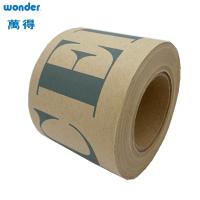 China Self Adhesive White Kraft Paper Tape 0.130mm Thickness Solvent Based for sale