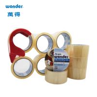 China Easy Handling BOPP Packaging Tape 48mm Width Brown Transparent for sale