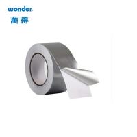 China Moisture Resistant High Temperature Aluminum Foil Tape , Silver Aluminum Tape Roll for sale