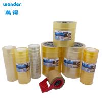 China Gift Wrap BOPP Clear Stationery Tape 15mm width  Score Cut Type For School for sale