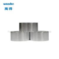 China Sealing  Aluminium Sticky Tape 30m Length Silver Adhesive Water Based for sale