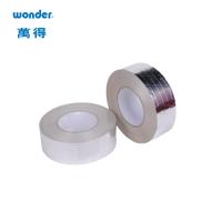 China Bopp Heat Resistant Aluminum Foil Tape  Roll 48mm Width  Packaging for sale