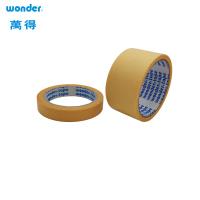China Strong Bonding Crepe Adhesive Tape , Silicone Masking Tape 3 Inch for sale