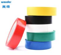 China Voltage Resistant Matt PVC Adhesive Tapes White Flame Retardant   Cold Proof for sale