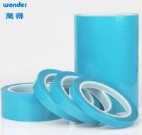 China Rubber Base Wonder PVC Adhesive Tapes Blue Masking Adhesive High Temp Retardant for sale