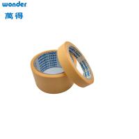 China High Temperature Adhesive Masking Tape 15M Length Crepe Paper Material for sale