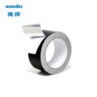 China Silver High Temp Aluminum Foil Tape 0.057mm  Thickness Water Based Adhesive for sale