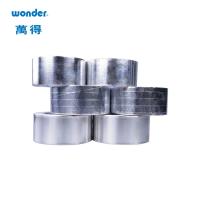 China Sealing Aluminum Foil Waterproof Tape , Silver Self Adhesive Aluminium Tape for sale