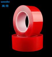 China Strong Bonding Red NANO Tape Roll Custom Easily Mount Adhesive for sale