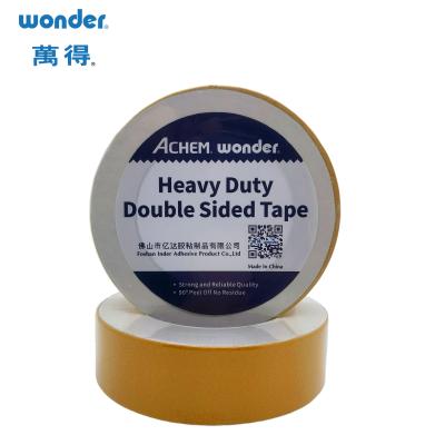 China Hot Melt Based Self Adhesive Heavy Duty Double Sided Tape for sale