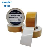 China Self Adhesive Double Sided Tape with Woven Febic Base and Hot Melt Adhesive for Strong Adhesion for sale