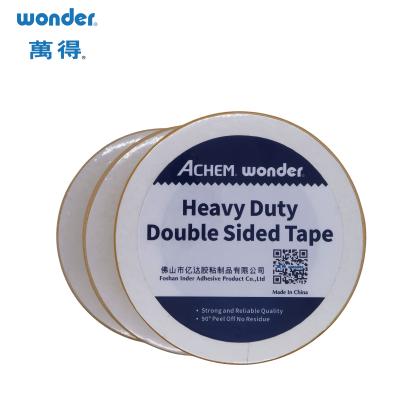 China Self Adhesive Double Sided Tape with Woven Febic Base and Hot Melt Adhesive for Strong Adhesion for sale
