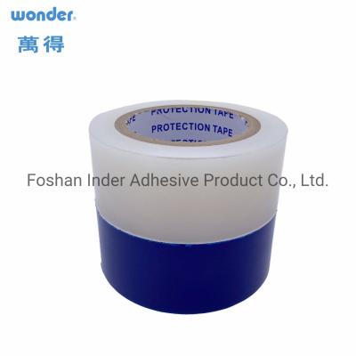 China Transparent Protective Adhesive Tape with Removable Adhesive and Chemical Resistance for Construction and Painting for sale