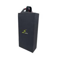 China Black 60v Lithium Battery For Electric Motorcycle LiFePO4 With 53ah Capacity for sale