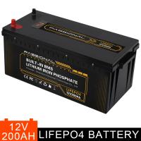 China Lead Acid Residential Storage Battery System Rechargeable Li Ion12v 200ah for sale
