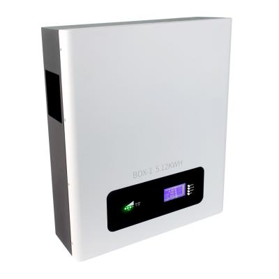 China 57.6Volts Solar Household Energy Storage Battery , 5kwh Wall Mount Battery for sale
