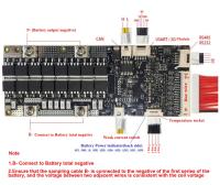 China HASL Surface Finishing ANT Smart BMS Battery Board 3S RS485 72V for sale