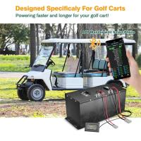 China Lifepo4 72v 200ah Lithium Battery Pack , Electric Lithium Ion Golf Cart Battery for sale
