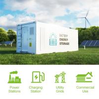 China 50HZ Rated LFP Battery Energy Storage Station System Solar Power for sale