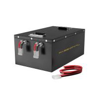 China Customize 48V 80Ah power lithium phosphate battery packs for Electrico low speed vehicle LSV E rackshaw LSV Golf cart for sale