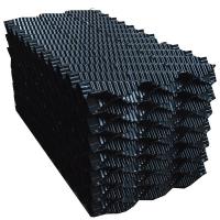 China 19mm Fluted PP Cooling Tower Filling Counter Flow Cooling Tower Fill for sale