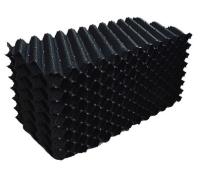 China 19mm Fluted PP Cooling Tower Filling Counter Flow Cooling Tower Fill for sale