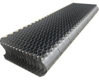 China PVC Cooling Tower Drift Eliminator Types Black Cooling Tower Internal Components for sale
