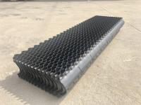 China PVC Cooling Tower Drift Eliminator Types Black Cooling Tower Internal Components for sale
